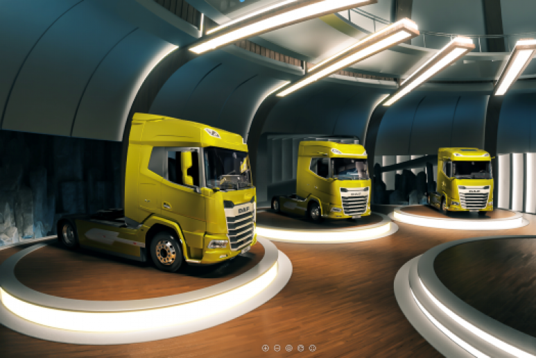 New Generation DAF trucks come alive digitally